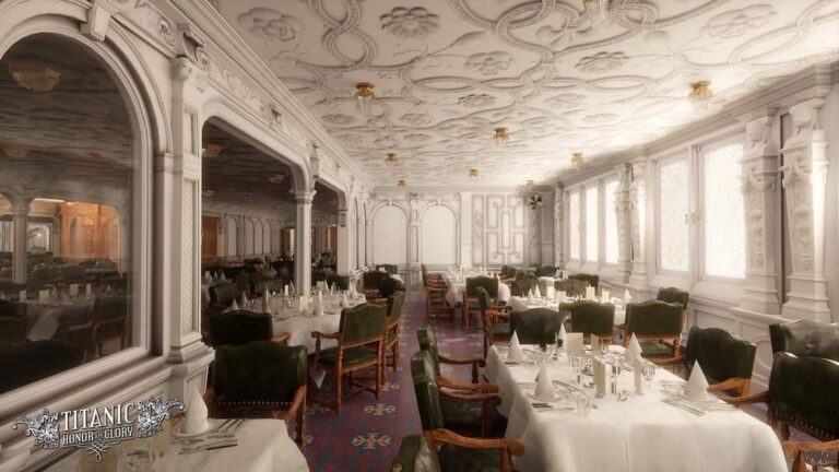A Titanic Wreck Tour: First Class Dining Room - Titanic Connections