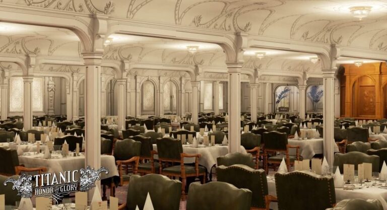 A Titanic Wreck Tour: First Class Dining Room - Titanic Connections